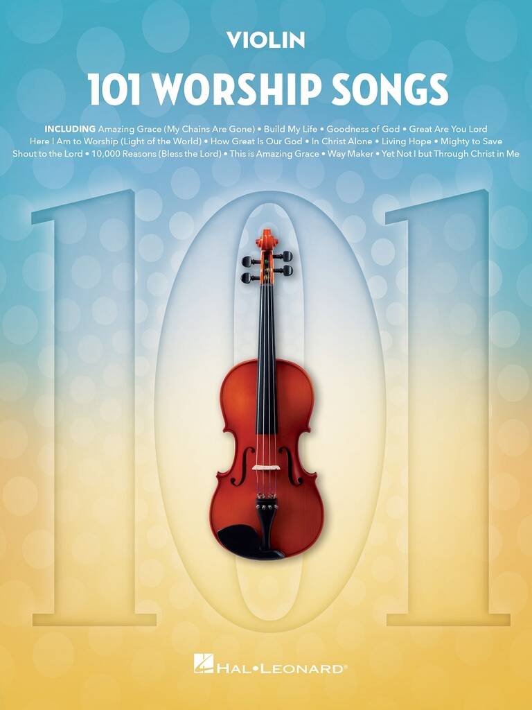 101 WORSHIP SONGS FOR VIOLIN - Fiol Noter och böcker - Stepnote