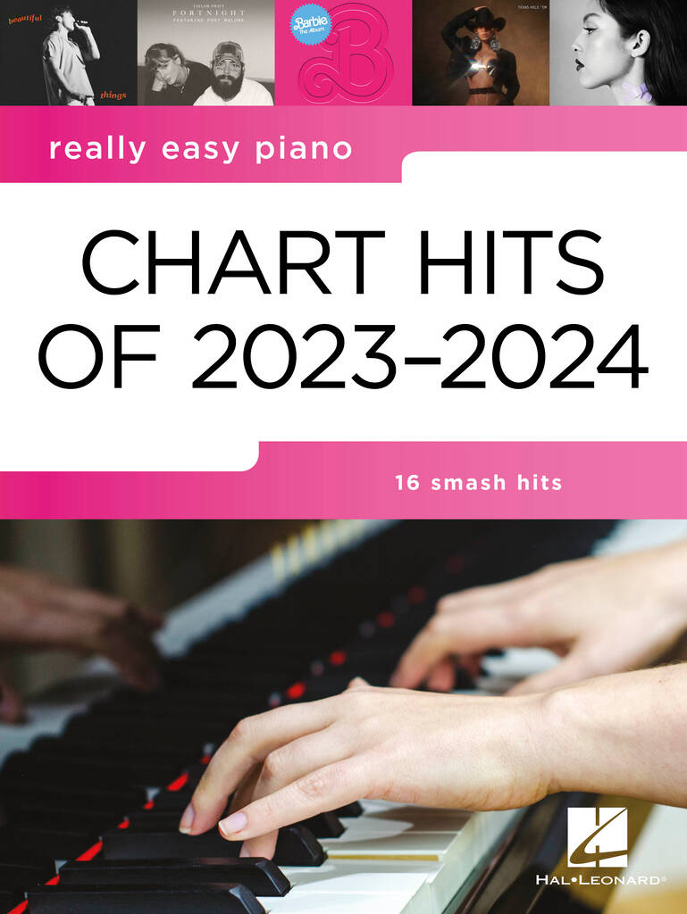 Really Easy Piano: Chart Hits of 2023-2024 - Easy Piano - Stepnote Aps