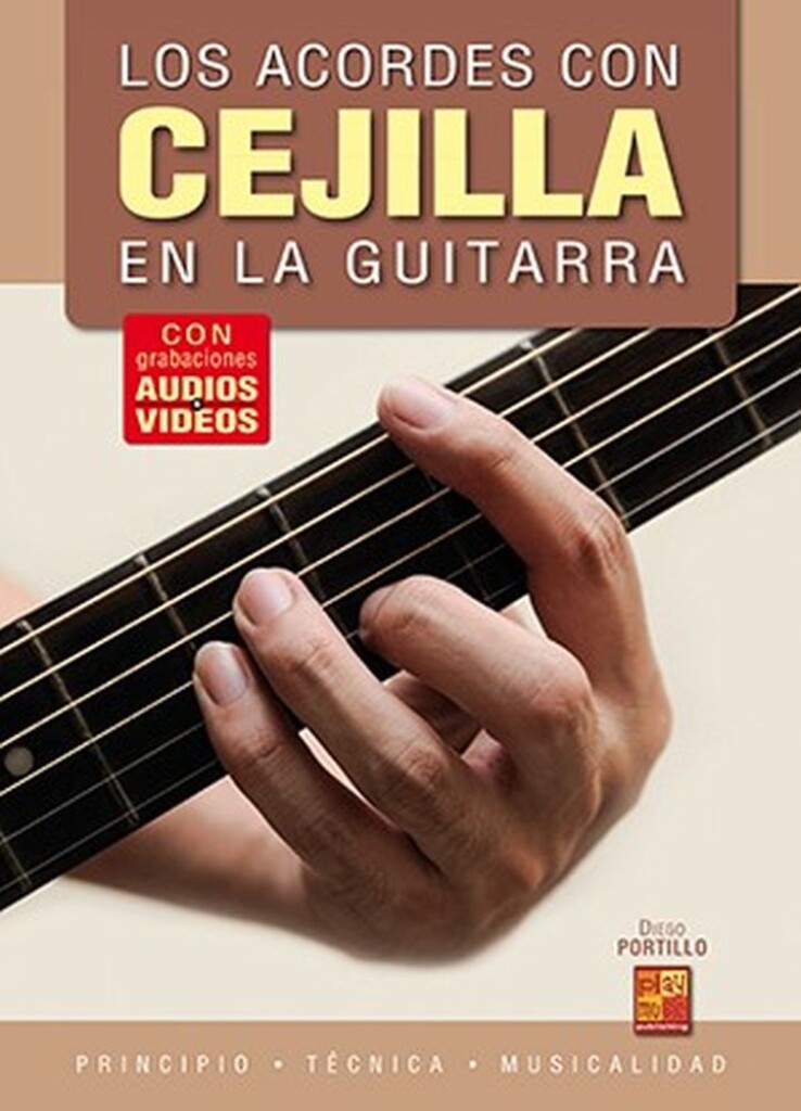 Los acordes con cejilla en la guitarra - Guitar Noder - Stepnote