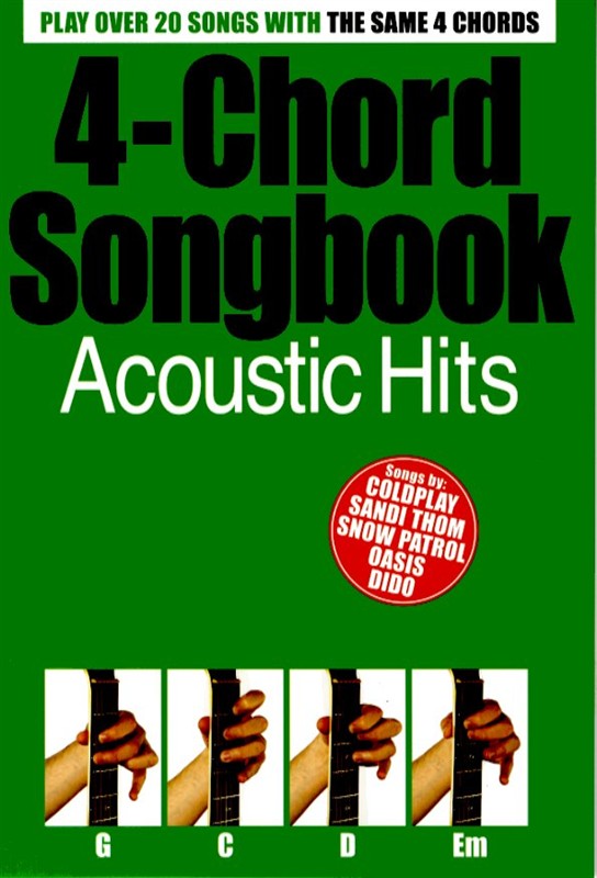 4-Chord Songbook: Acoustic Hits - Guitar(with Chord Boxes) - Stepnote Aps