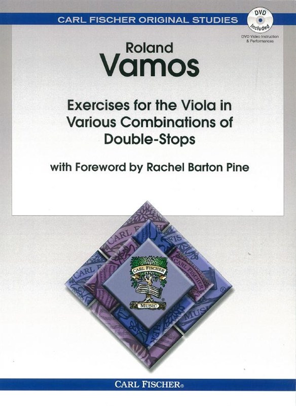 Roland Vamos: Exercises For The Viola In Various Combinations Of Double Stops - Viola - Stepnote Aps