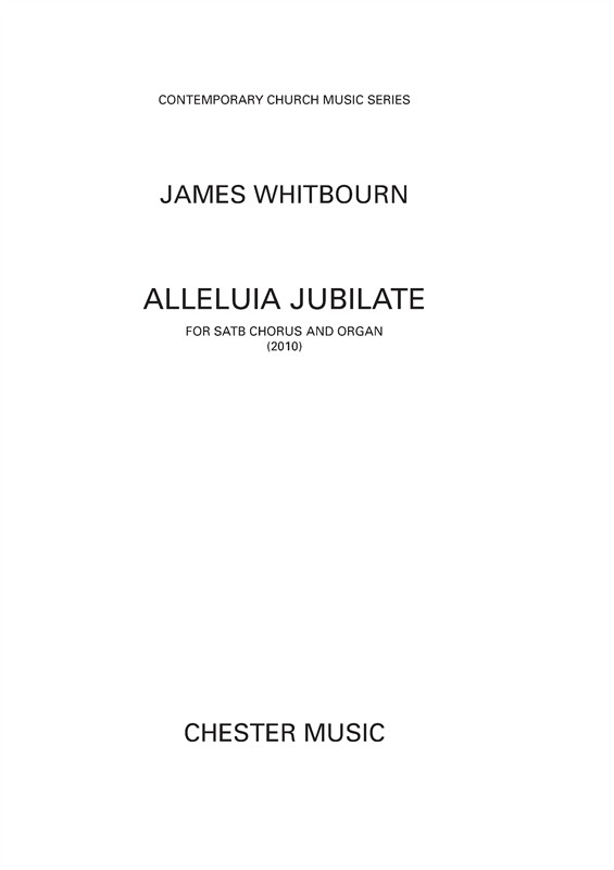 James Whitbourn: Alleluia Jubilate - SATB - Stepnote Aps