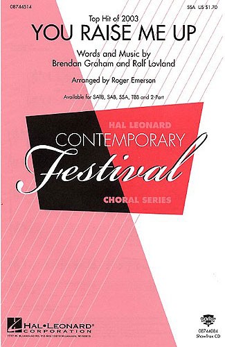 Josh Groban: You Raise Me Up (SSA) - SSA - Stepnote Aps