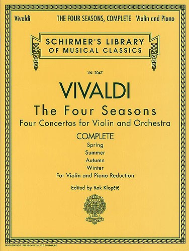 Antonio Vivaldi: The Four Seasons - Complete Edition - Fiol Noter och ...
