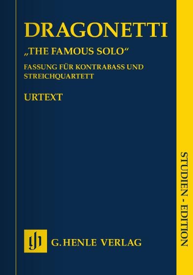 Domenico Dragonetti: 'The Famous Solo' - Double Bass - Stepnote Aps