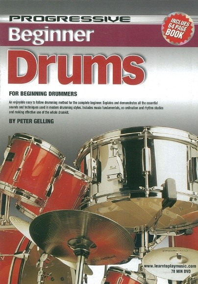 Progressive: Beginner Drums (DVD With Small Booklet) - Drums - Stepnote Aps