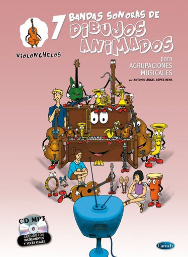 7 Dibujos Animados - Violonchelos - Cello - Stepnote Aps