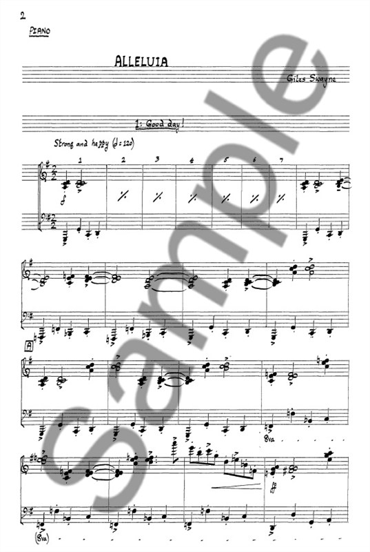 Giles Swayne: Alleluia - Harp - Stepnote Aps