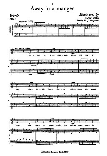 Away In A Manger - SATB - Stepnote