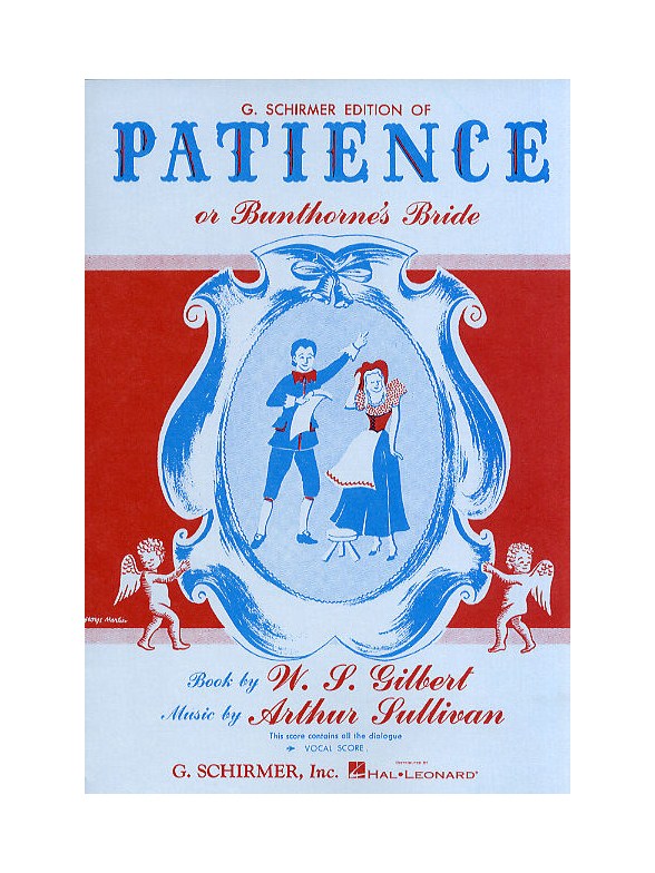 Gilbert And Sullivan: Patience (Vocal Score) - Opera - Stepnote Aps
