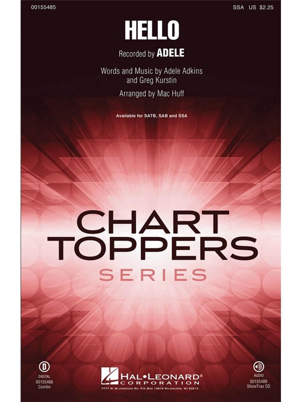 Adele: Hello (SSA) - SSA - Stepnote Aps