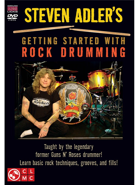 Steven Adler's Getting Started With Rock Drumming - Drums - Stepnote Aps