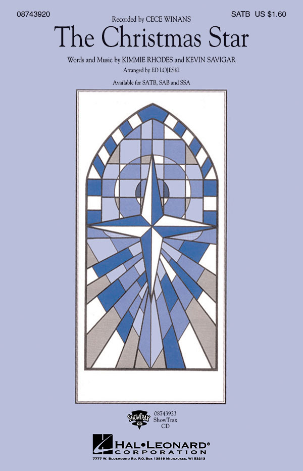 Kimmie Rhodes/Kevin Savigar: The Christmas Star (SATB) - SATB - Stepnote Aps
