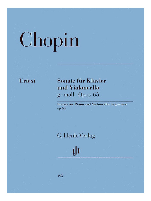 Frederic Chopin: Cello Sonata In G Minor Op.65 (Urtext Edition) - Cello - Stepnote Aps