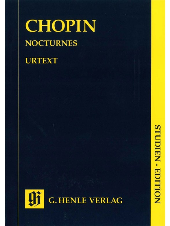 Frederic Chopin: Nocturnes (Henle Urtext Study Score) - Piano ...