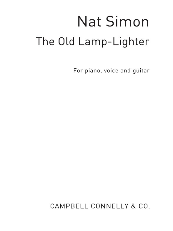 Nat Simon: The Old Lamp Lighter - Sång & Kör noter - Stepnote