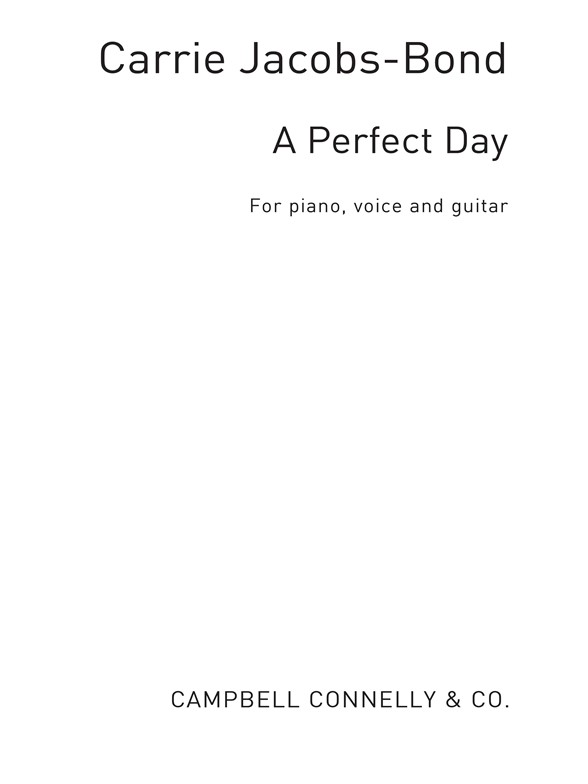 Bond A Perfect Day Pvg/Violin/Cello - Piano - Stepnote Aps