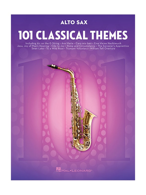 101 Classical Themes For Alto Saxophone - Alto Saxophone - Stepnote Aps