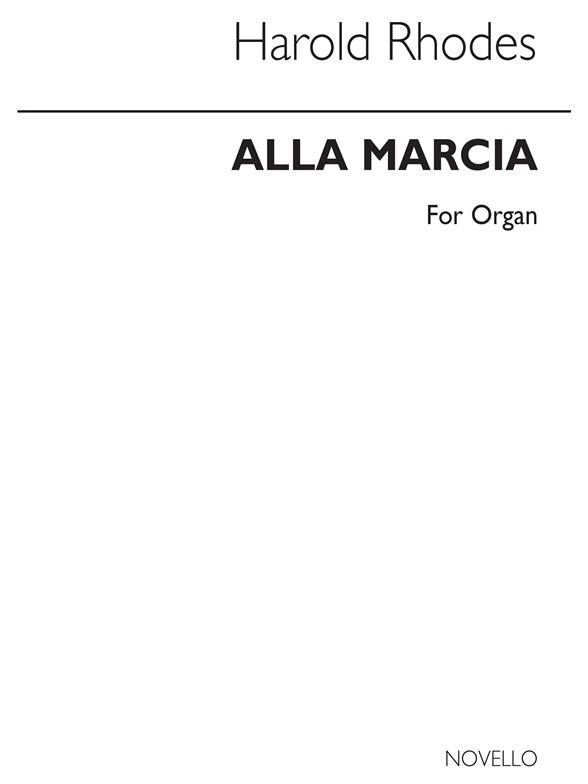 Harold Rhodes: Alla Marcia Organ - Organ - Stepnote Aps