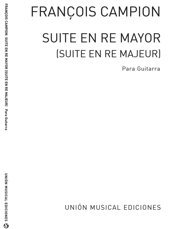 Campion: Suite En Re Mayor (Gousse) for Guitar - Guitar - Stepnote Aps