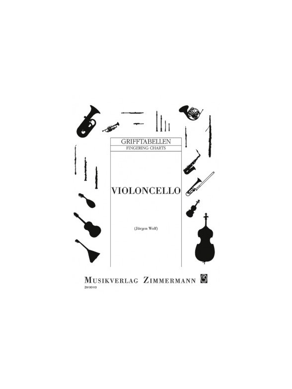 Fingering Chart - Cello - Cello - Stepnote Aps
