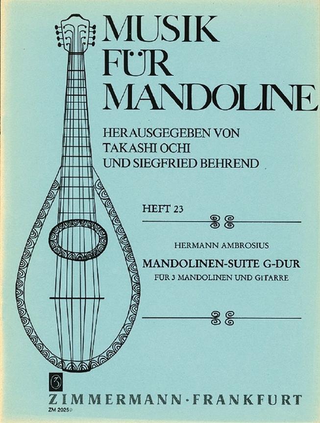 Ambrosius: Mandolin Suite G Major - Guitar - Stepnote Aps
