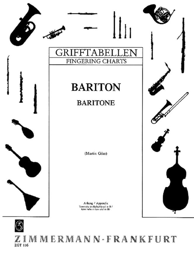 Fingering Charts: Baritone - Baritone - Stepnote Aps
